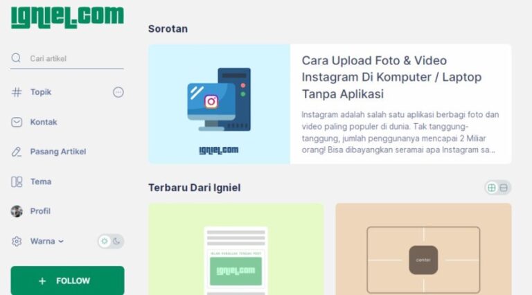 20 Contoh Blog dan Website Pribadi Inspiratif (2023) - SatuSEO