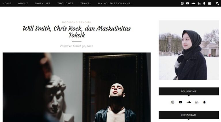 20 Contoh Blog dan Website Pribadi Inspiratif (2023) - SatuSEO